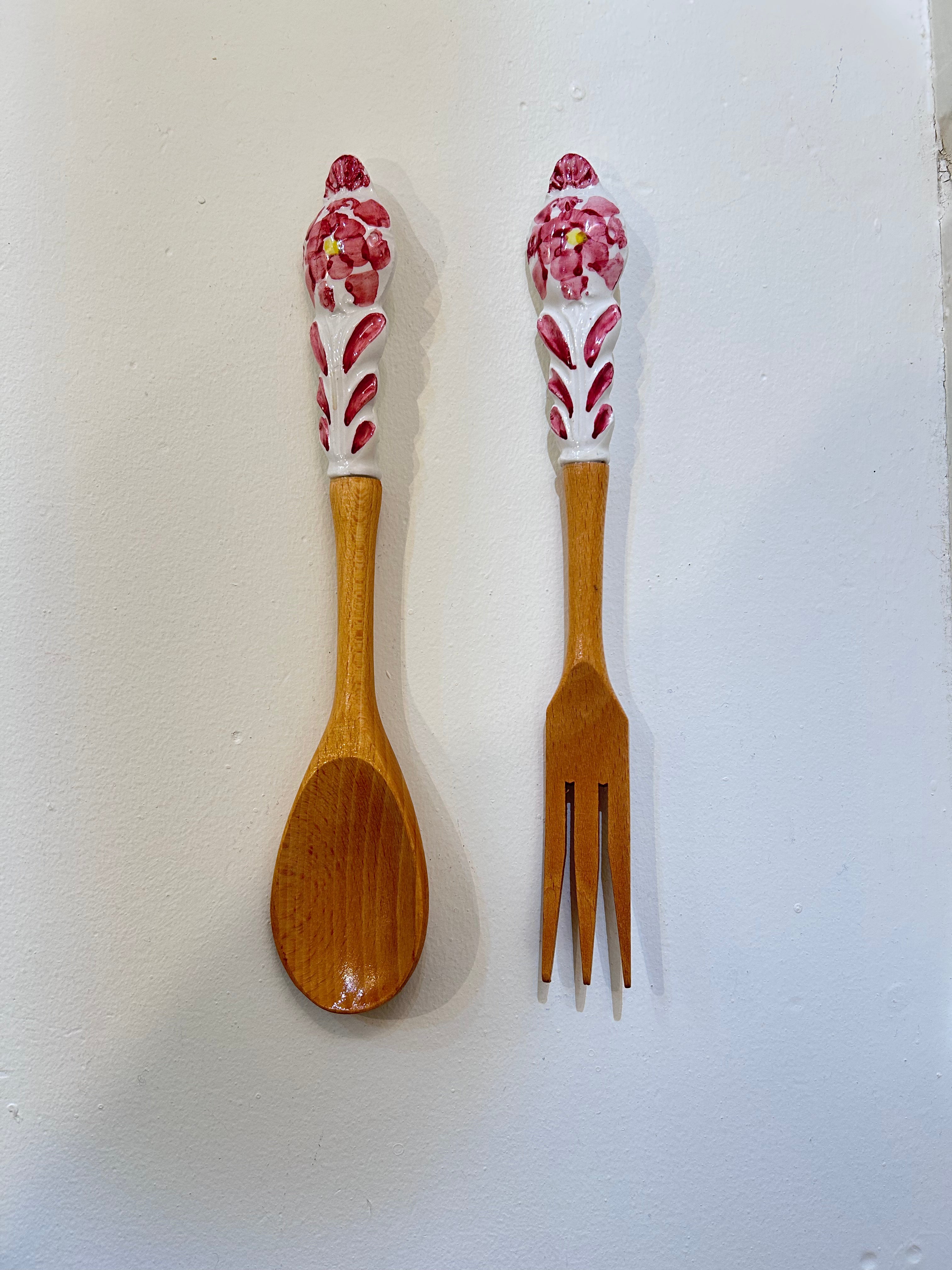 flower wood cutlery-pink- – dailystore